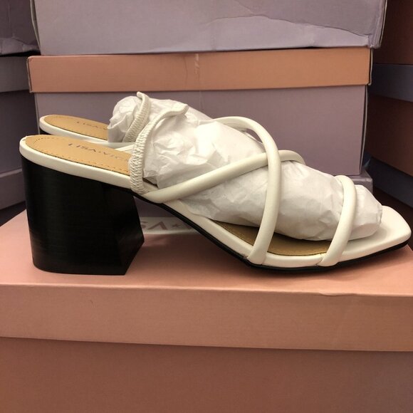 Lisa Vicky | Shoes | Lisa Vicky Illumev Strappy Heel Sandal In White ...